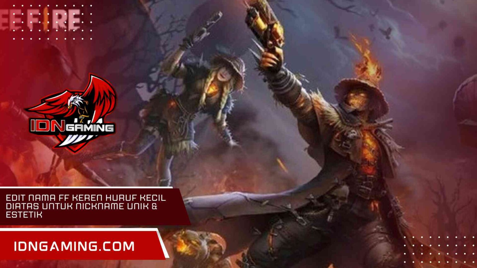 Edit Nama FF Keren Huruf Kecil Diatas Untuk Nickname Unik & Estetik ...